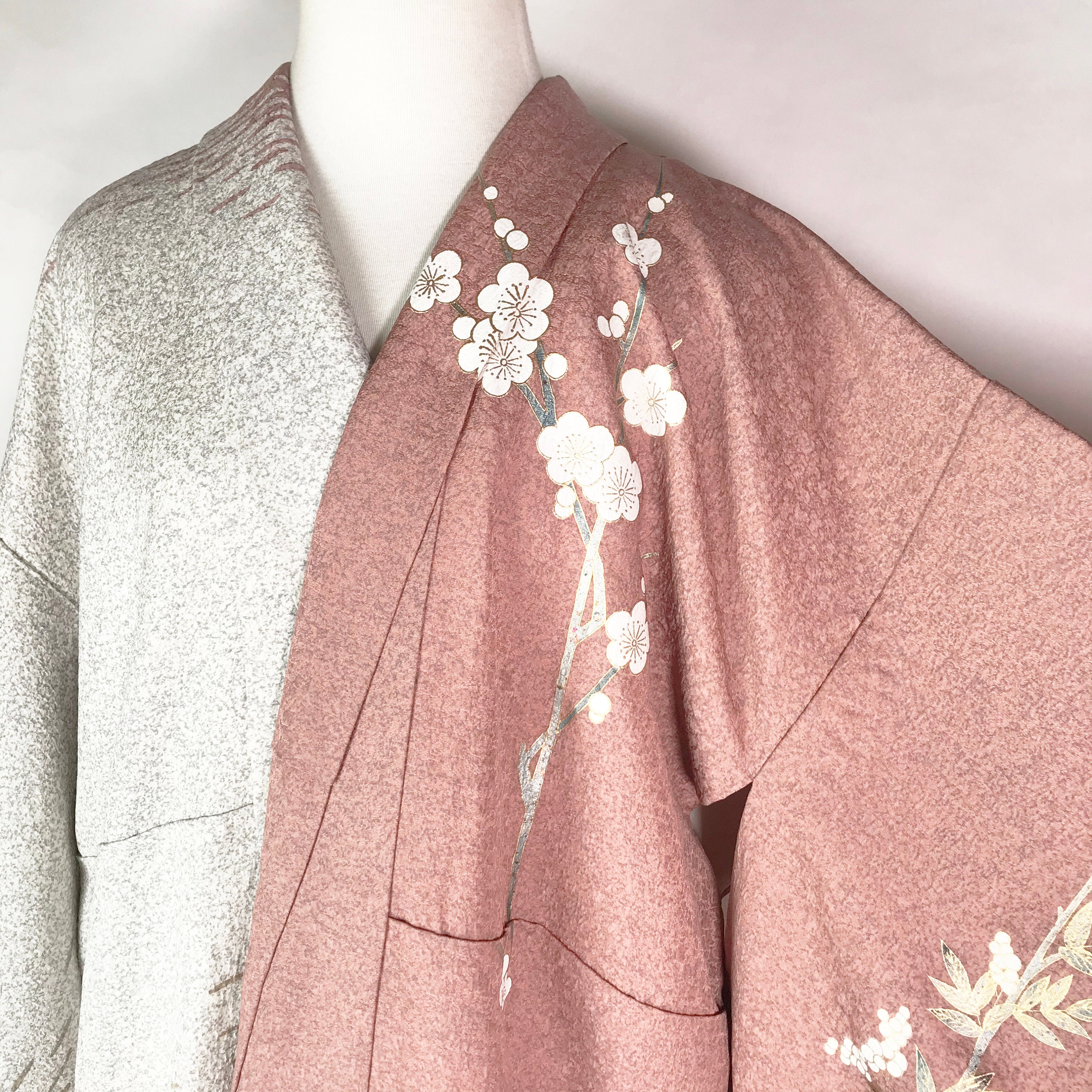 Japanese A083103 Elegant & Cute Homongi Kimono Vintage | Etsy