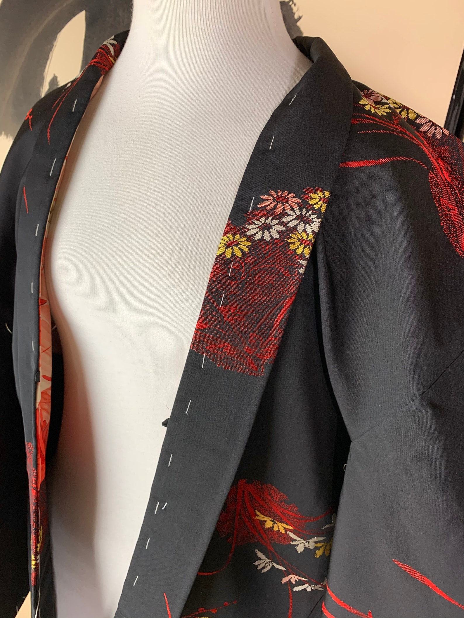 Japanese A122501 Antique Omeshi Haori Kimono | Etsy