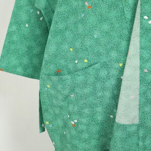 Kimono / Vibrant Green Sakura Samue – Comfortable & Elegant Loungewear ...