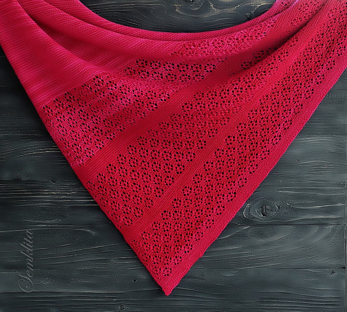 Knitted Shawl Wrap Oversized Lace Shawl Merino Wool Shawl - Etsy