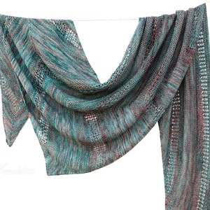 Knit Shawl, Oversized Lace Shawl, Extra Fine Merino Wool Shawl, Hand ...