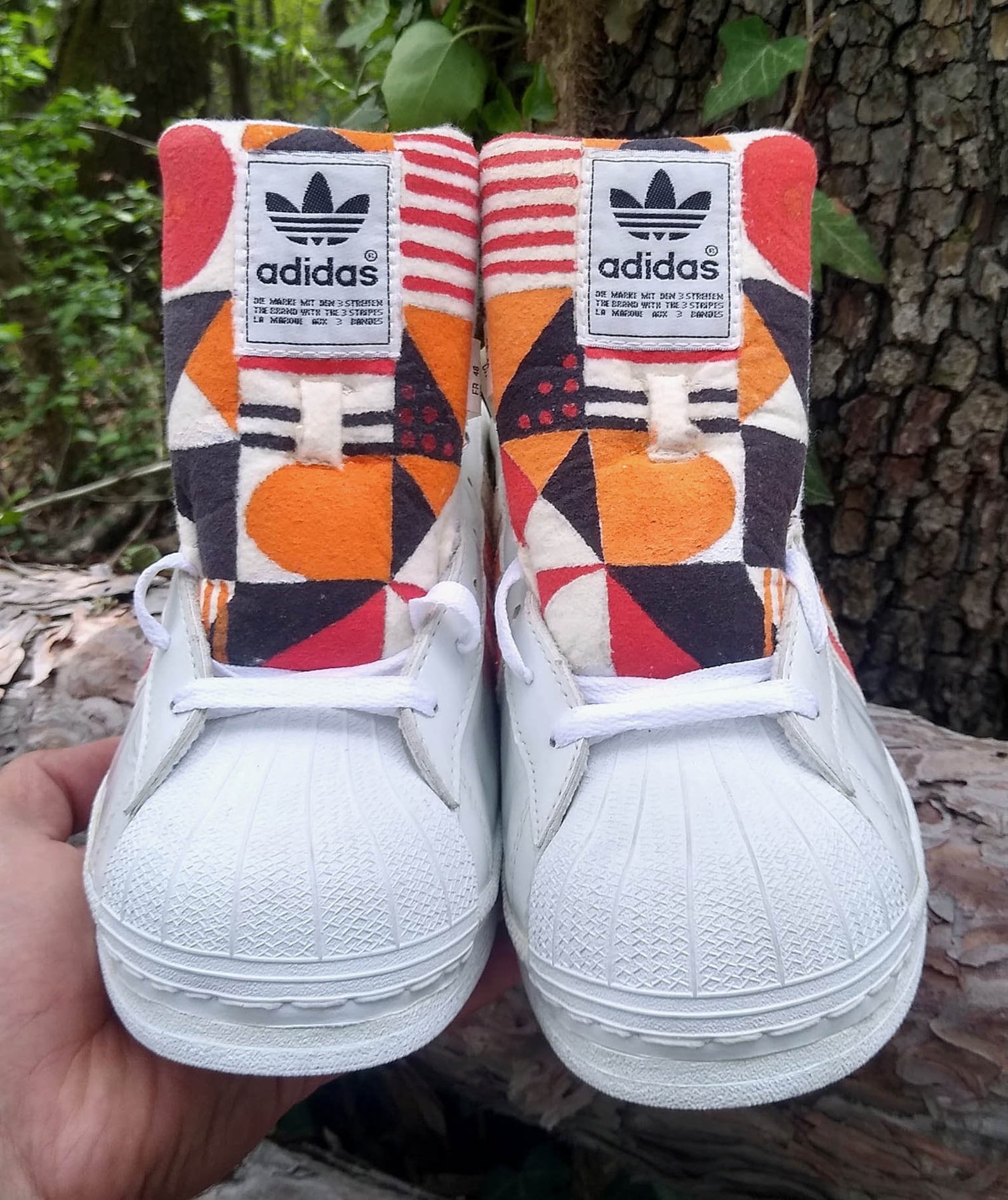 True Vintage Adidas Superstar NOS Sneakers Hand Painted Crafted Shoes ...