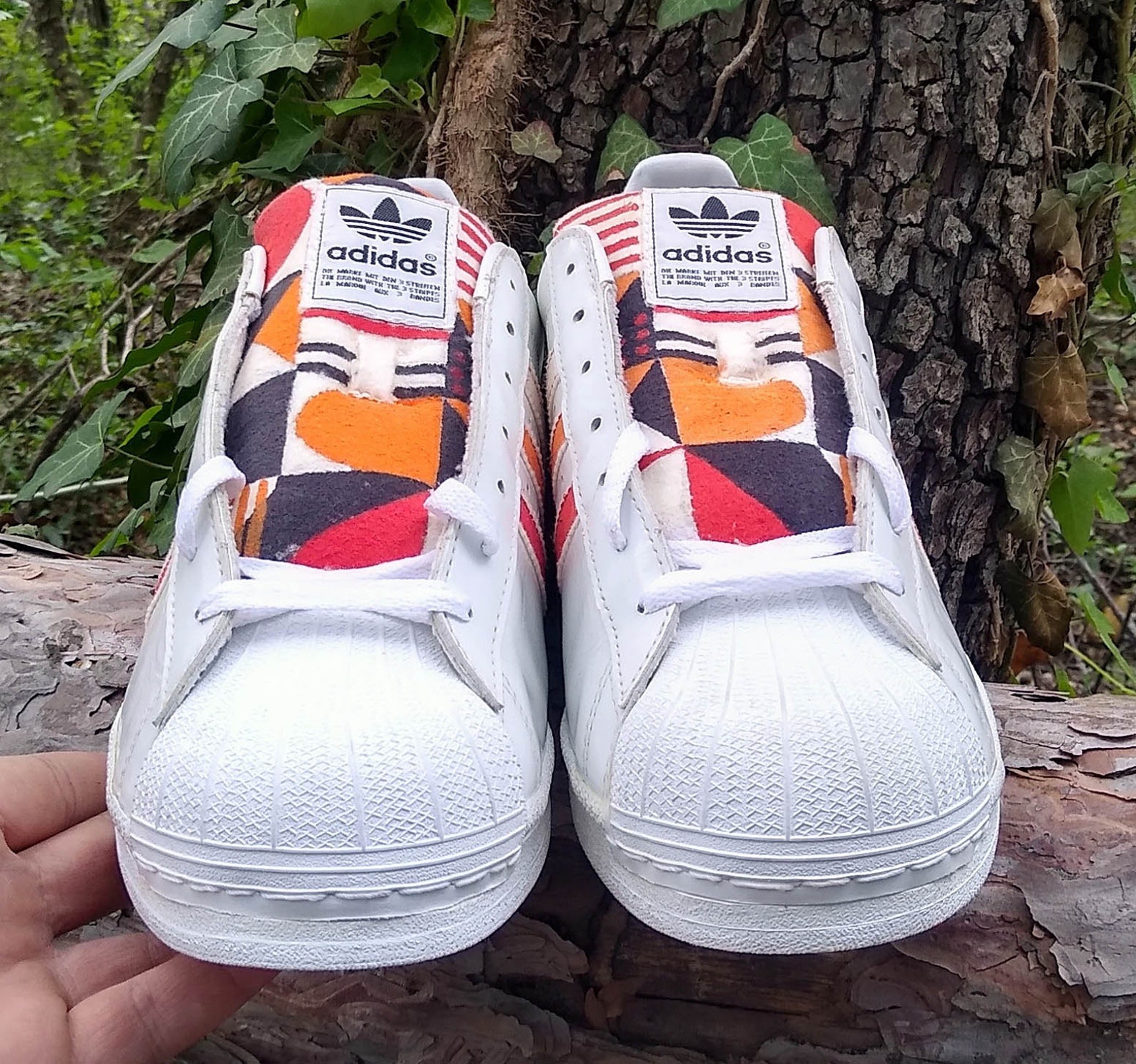 True Vintage Adidas Superstar NOS Sneakers Hand Painted Crafted Shoes ...