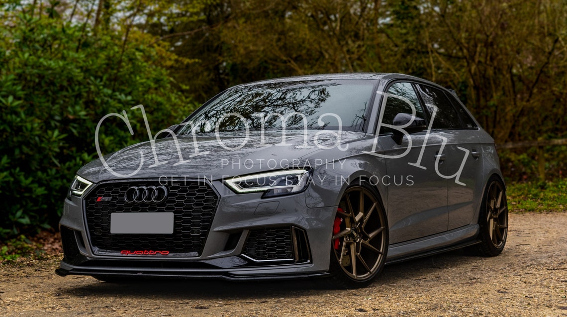 Grey Audi A3 RS3 - Digital Download - Etsy
