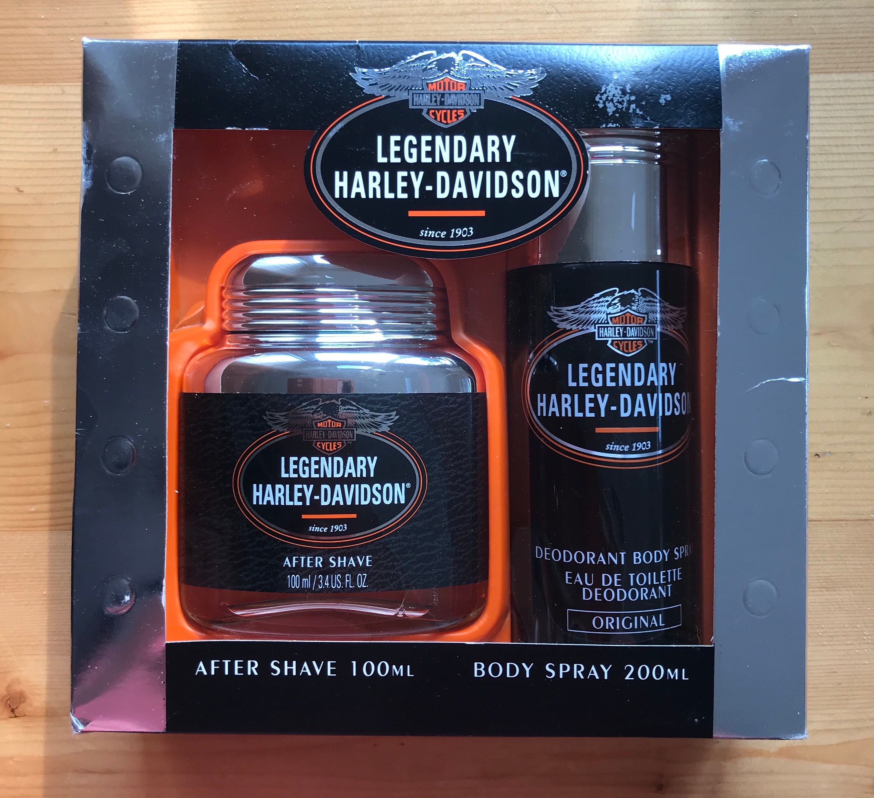 Vintage Legendary Harley Davidson Aftershave Gift Set Cologne Body Vintage Legendary Harley Davidson Aftershave Gift Set Cologne Body
