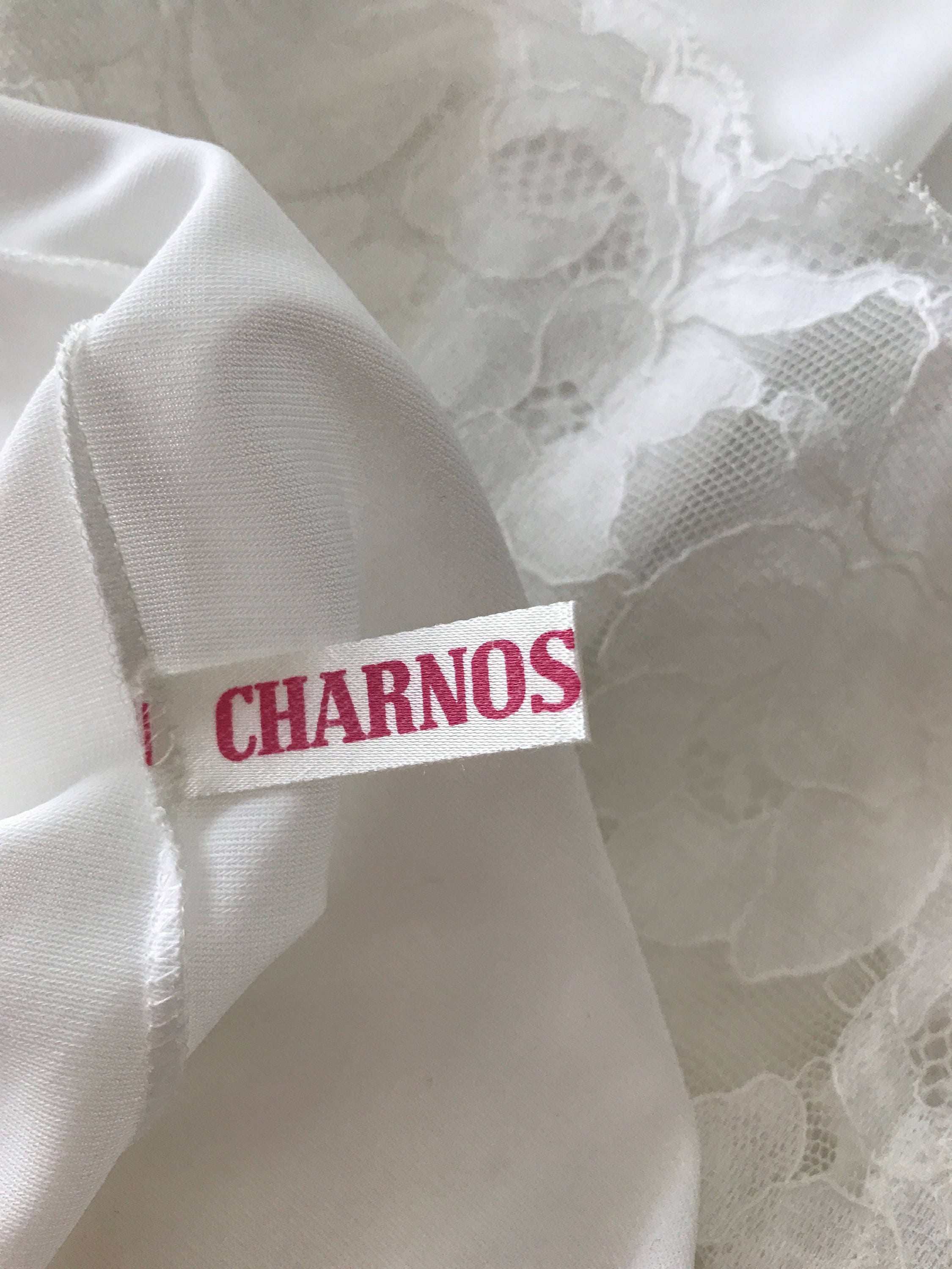 Vintage 1970s Charnos Slip Appliqué Chantilly Lace Underskirt Petticoat ...