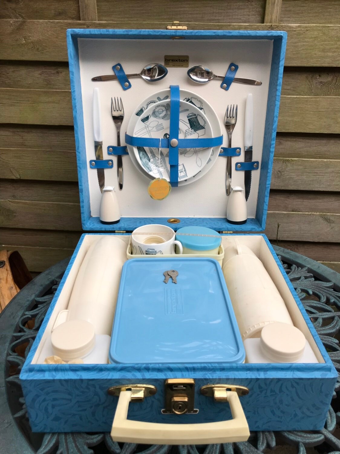 Brexton Picnic Hamper Case Original Unused Condition with Tags 1950s ...