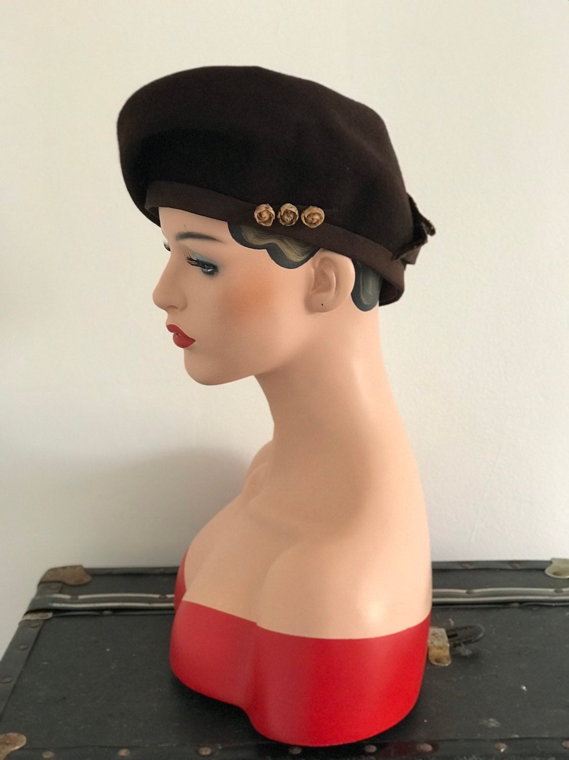 Vintage 1930s Art Deco Hat Unique Rare Italian De Luca Fabulous 30s ...