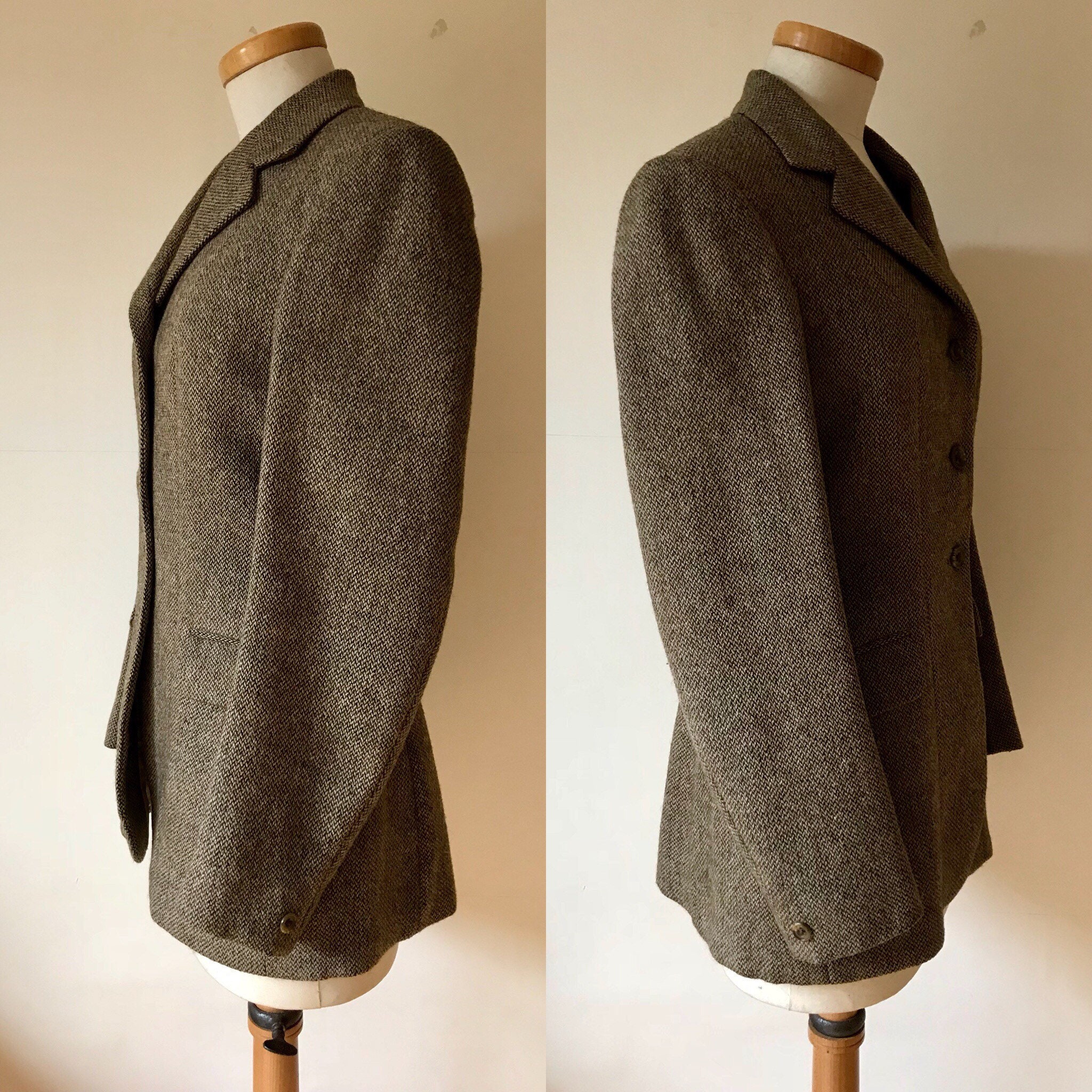 Vintage 1960s Jacket English Tweed 60s Pytchley Equestrian Ridding Coat ...