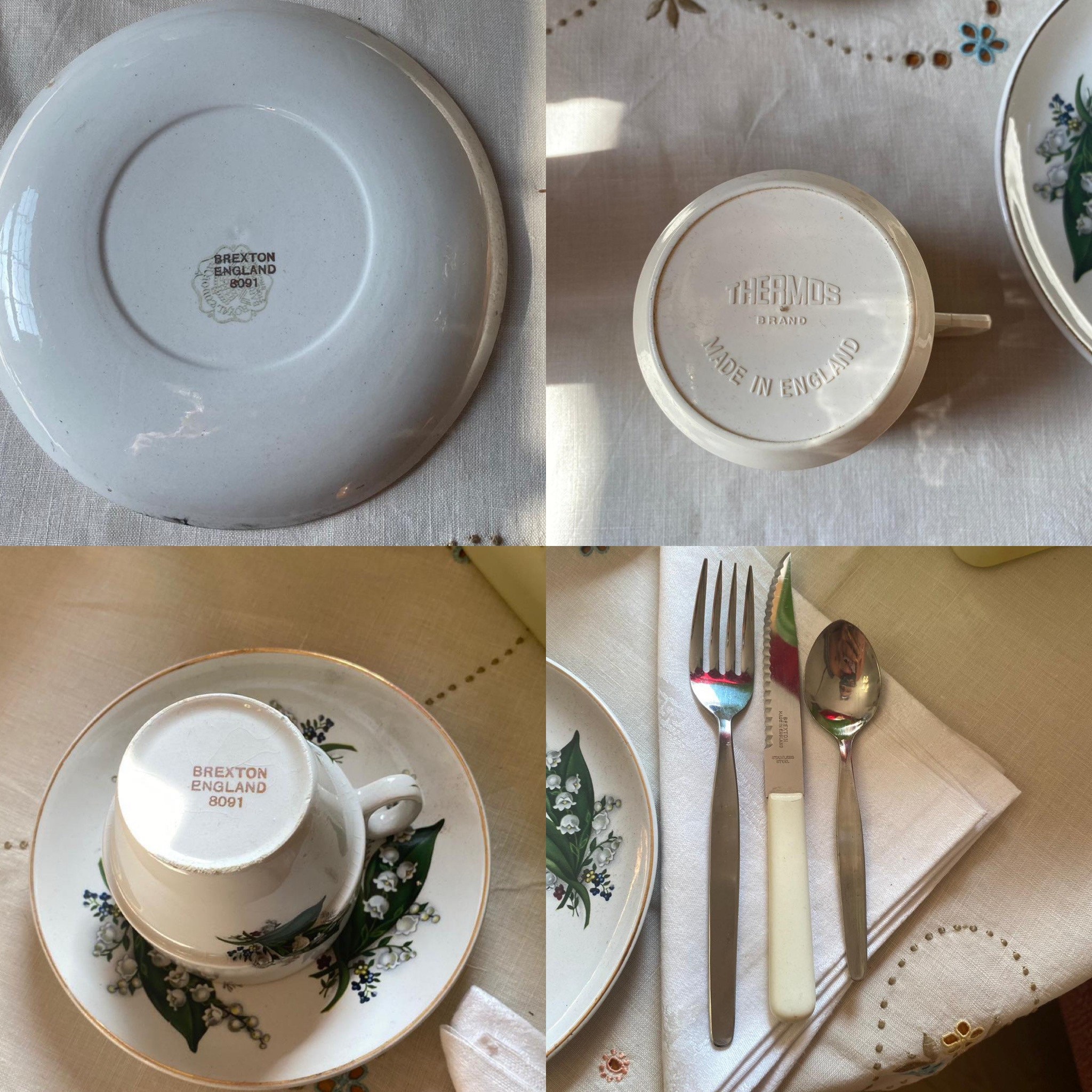 Vintage 50s Brexton Wicker Picnic Hamper Basket 1950s Pristine Stunning ...