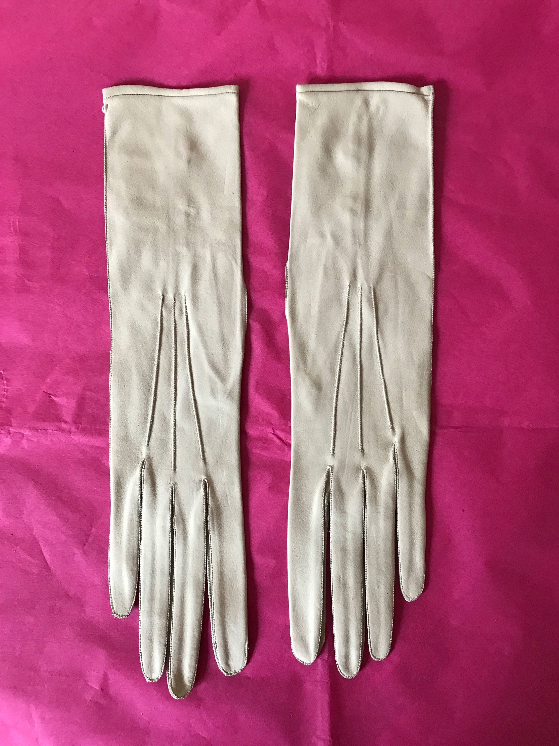 Vintage 1920s Ladies Cocktail Gloves Kid Suede Leather Art Deco 20s ...