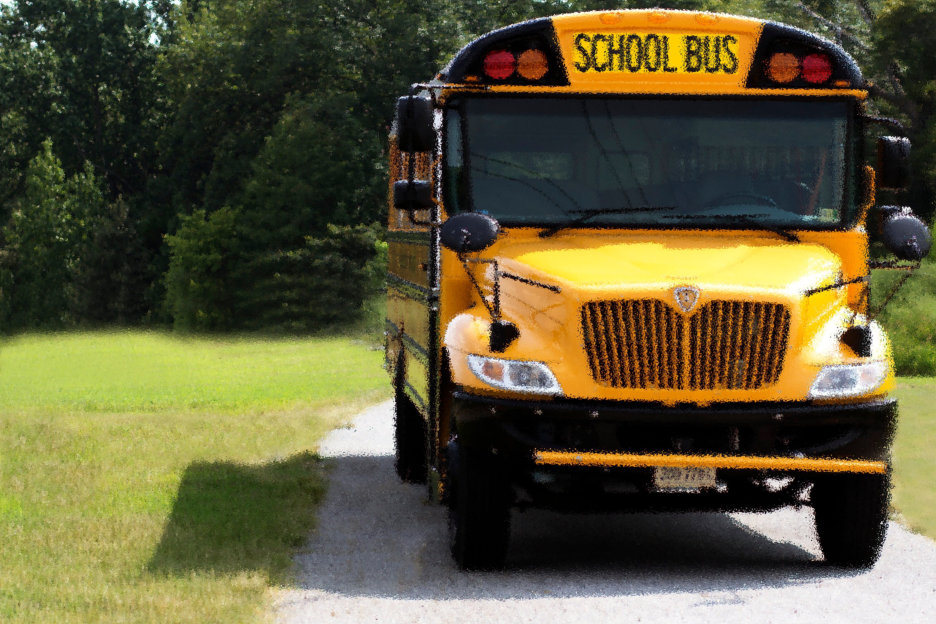 Back to School Bus, School Bus Digital Backdrop, Bus Backdrop, End of ...