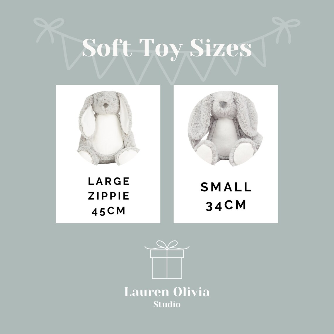 Personalised Bunny Rabbit Teddy Grey Plush Bunny Cuddly Toy - Etsy UK