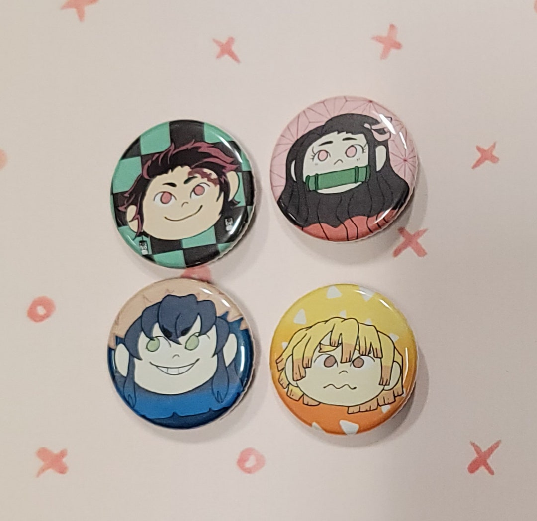 Demon Anime Buttons - Etsy