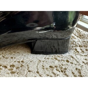 Vintage 80s Cat Face Shoes, Size 9.5 Margaret Jerrold Patten Leather ...