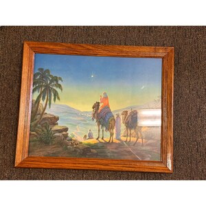 Wise Men Star of Bethlehem MABEL BUXTON Framed Lithograph Print ...