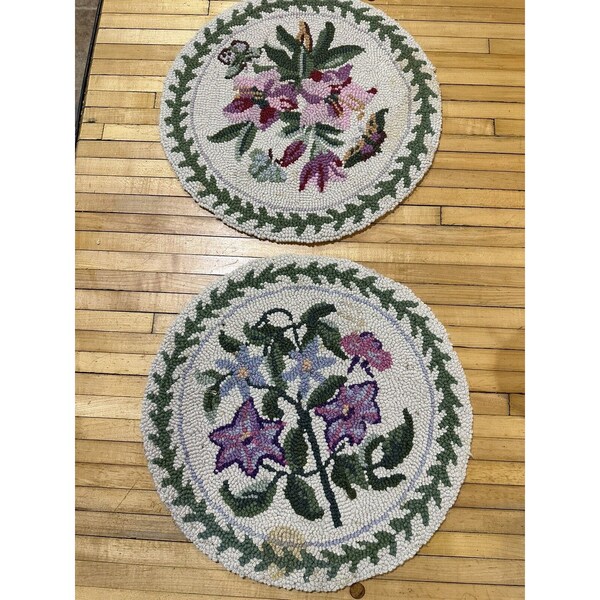 Hooked Chair Pads - Etsy