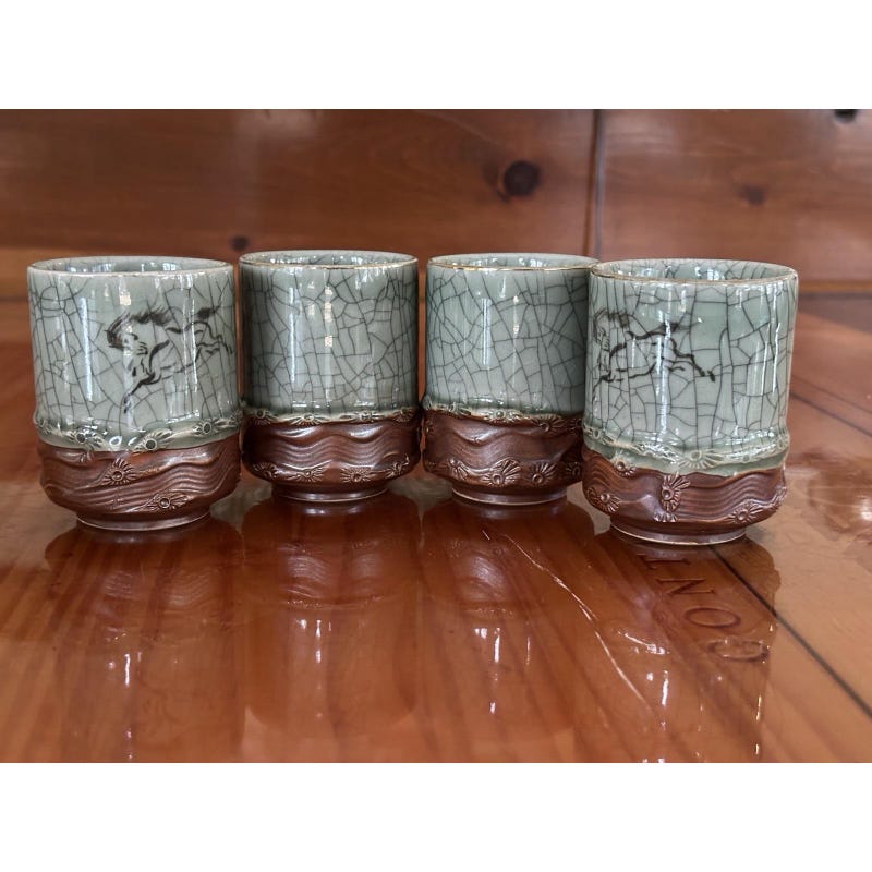 Japanese Soma Pottery - Etsy