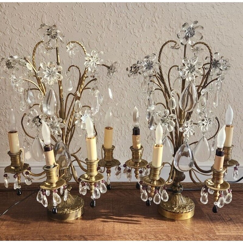 Crystal Candelabra - Etsy