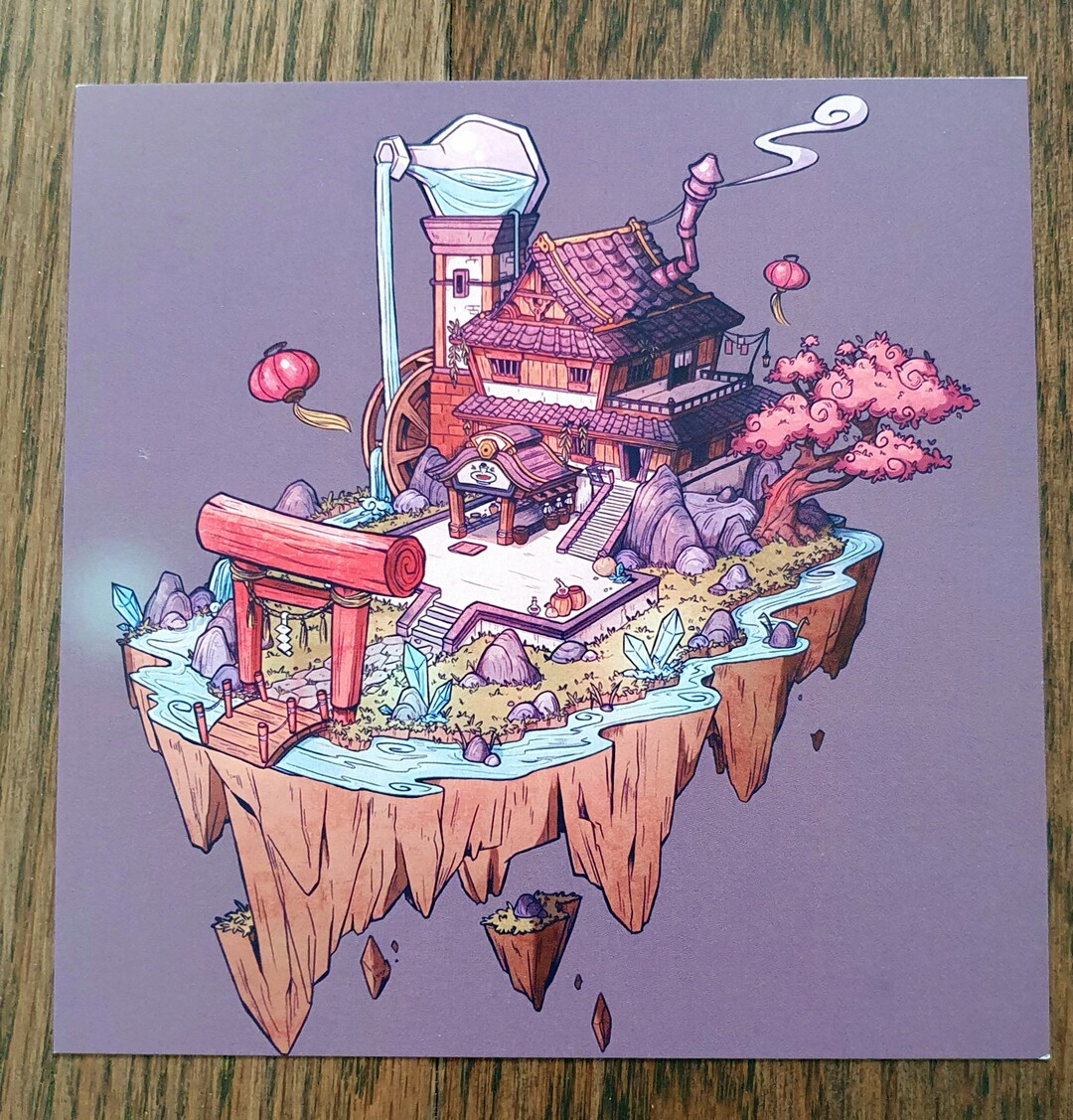 Japanese Potion Shop Print - Etsy
