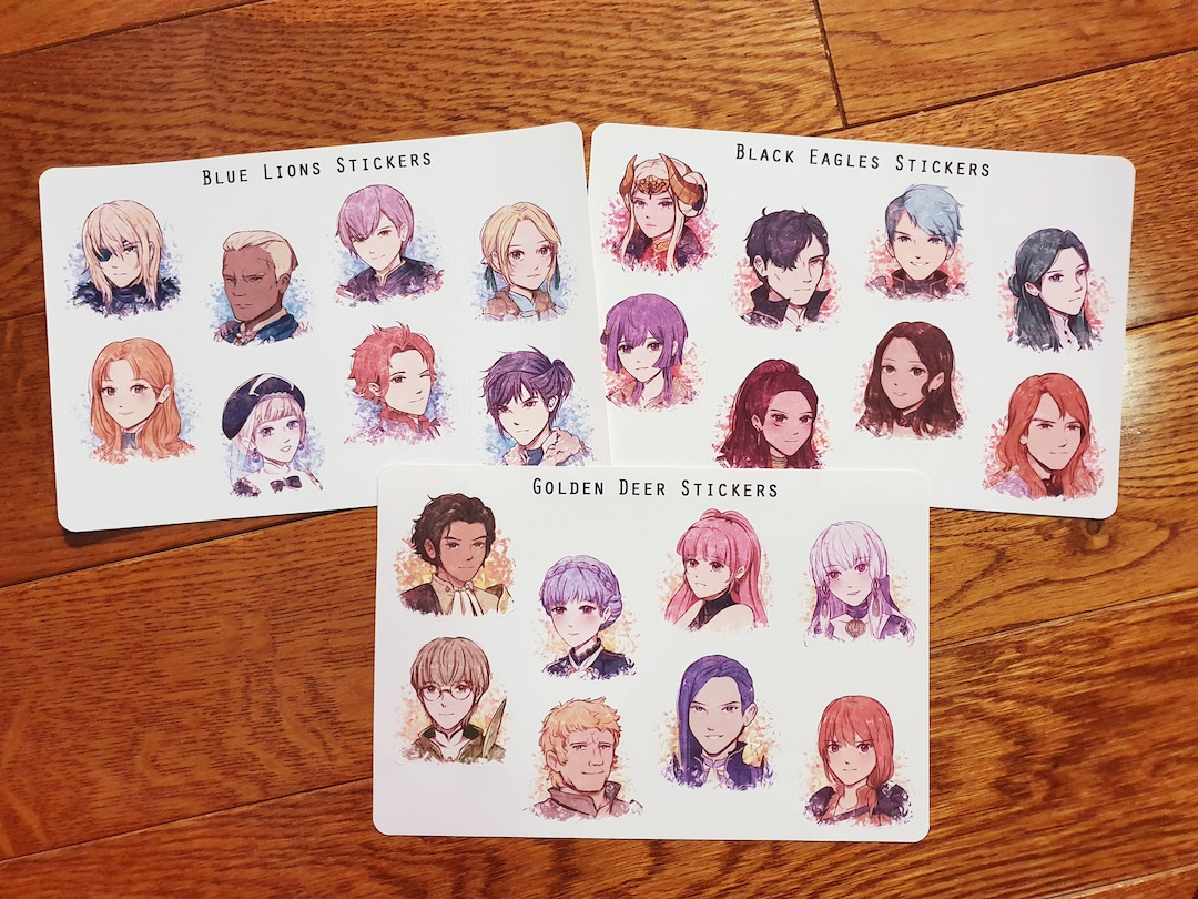 FE:3H Sticker Sheets - Etsy