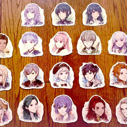 Fire Emblem 3 Houses Vinyl Decal Stickers - Etsy