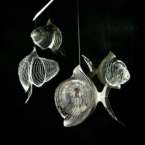 Wire Fish Sculpture - Etsy