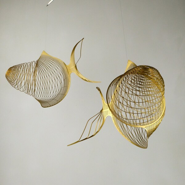 Wire Fish Sculpture - Etsy