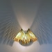 Brass Wing Wall Sconce, Bird Shadow Light, Golden Light Fixture, Bird ...