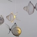 Gold Black Fish Mobile 4 or 6 Piece, Fish Metal Sculpture, Fishing Gift ...