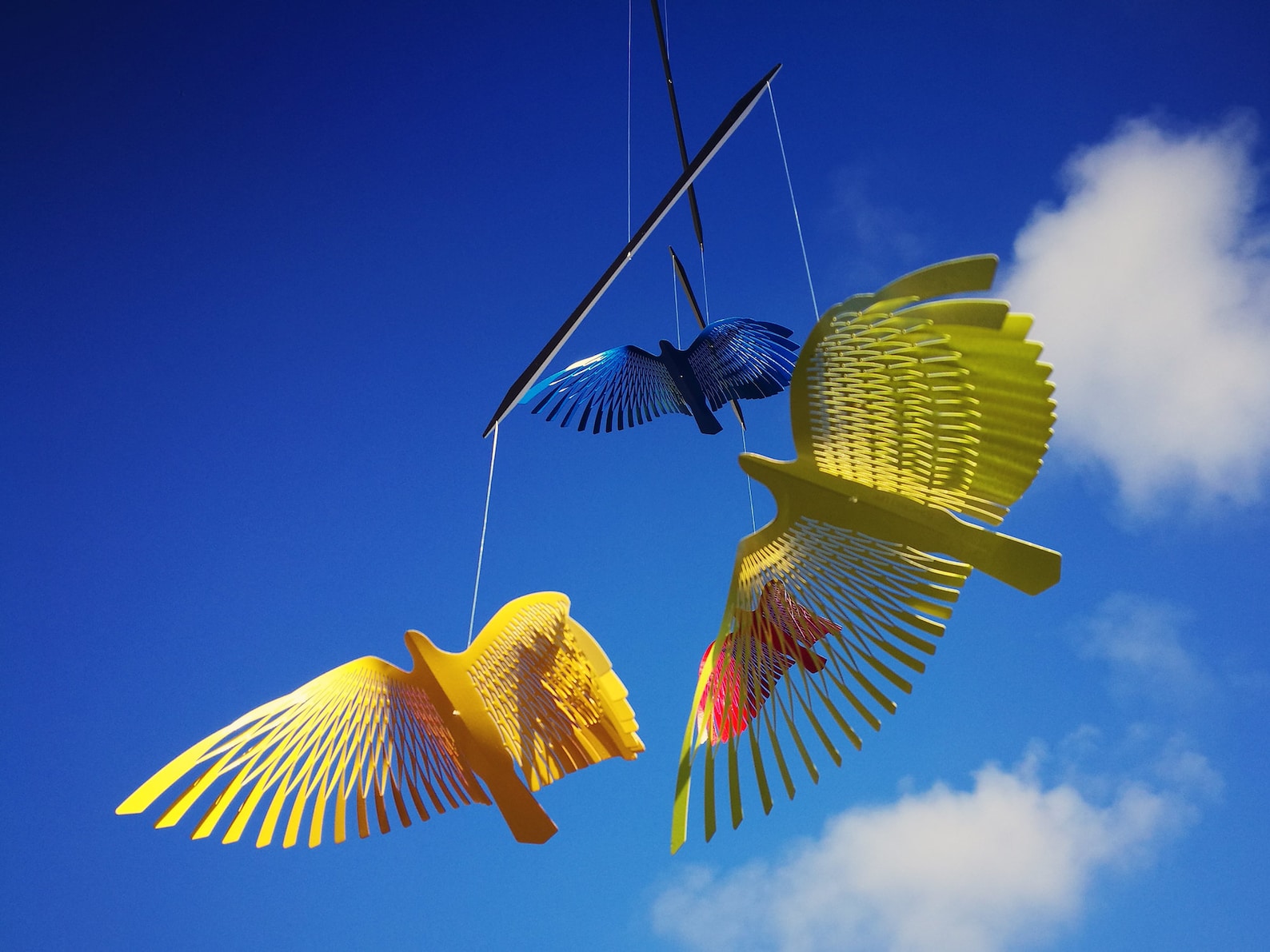 Bird Lover Gift Colorful Bird Mobile Metal Mobile Mobile in - Etsy UK