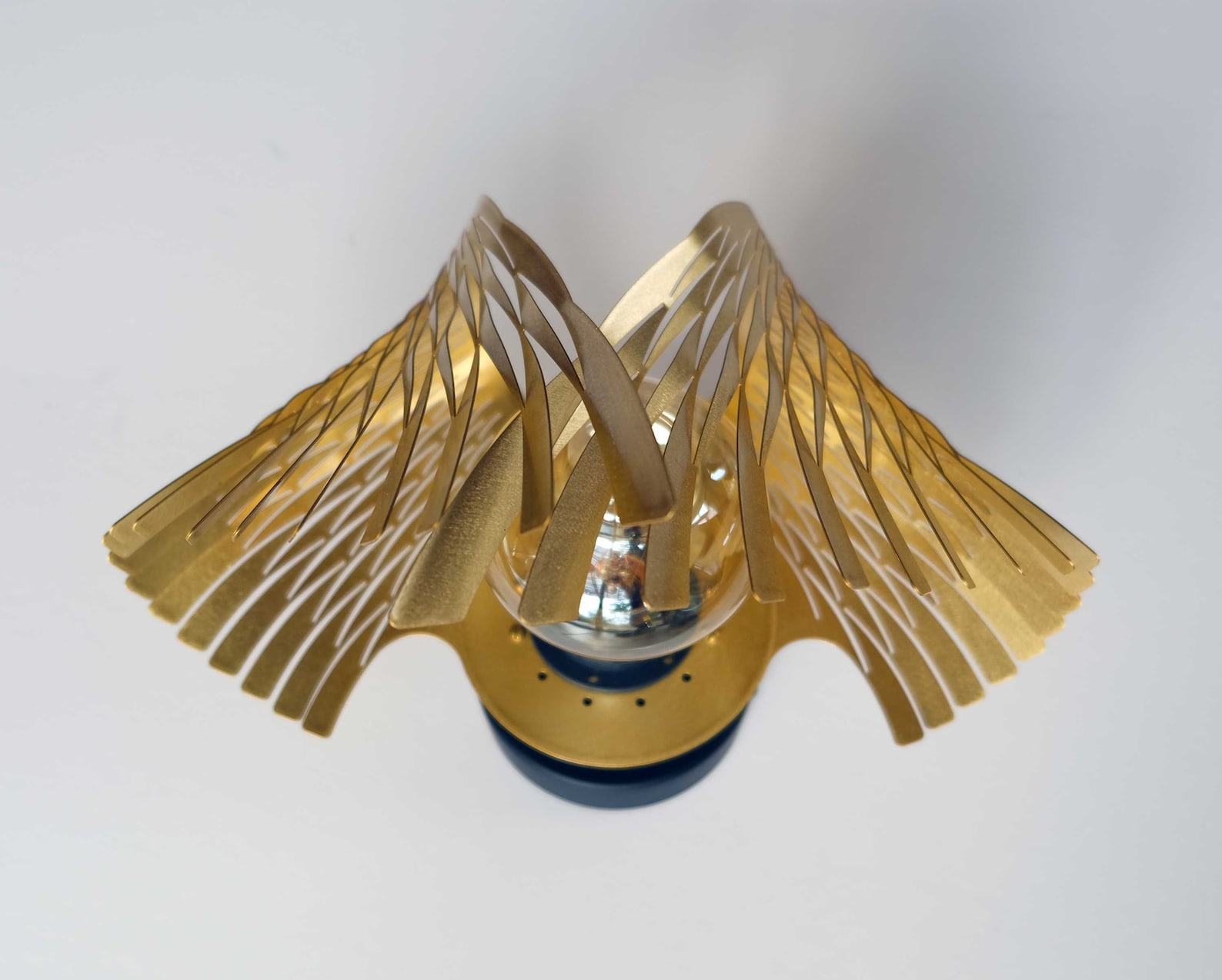 Brass Wing Wall Sconce, Bird Shadow Light, Golden Light Fixture, Bird ...