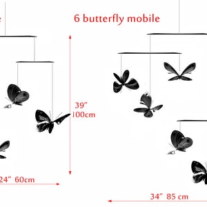 Stainless Steel Butterfly Mobile, Kinetic Art Sculpture - Etsy
