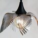 Wing Chandelier Silver Look Modern Chandelier-bird Ceiling Light ...