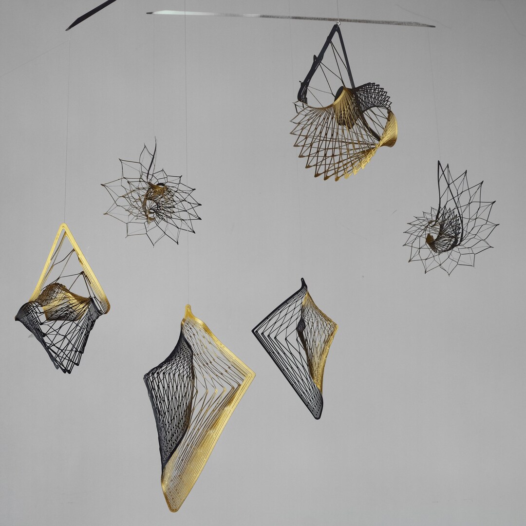 Shell Sculpture Mobile Conch Hanging Art Object Nautilus - Etsy