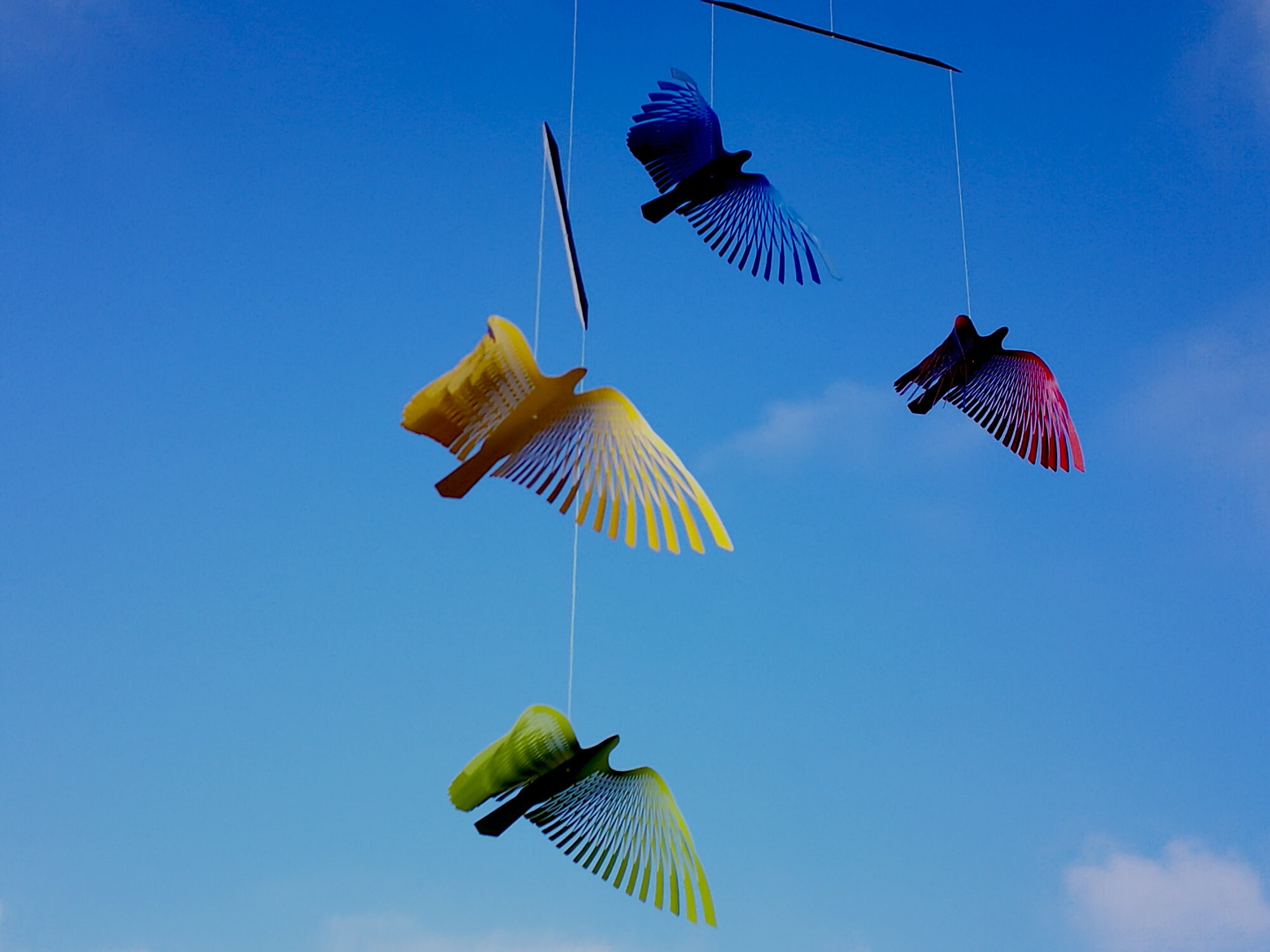 Bird Lover Gift Colorful Bird Mobile Metal Mobile Mobile in - Etsy UK