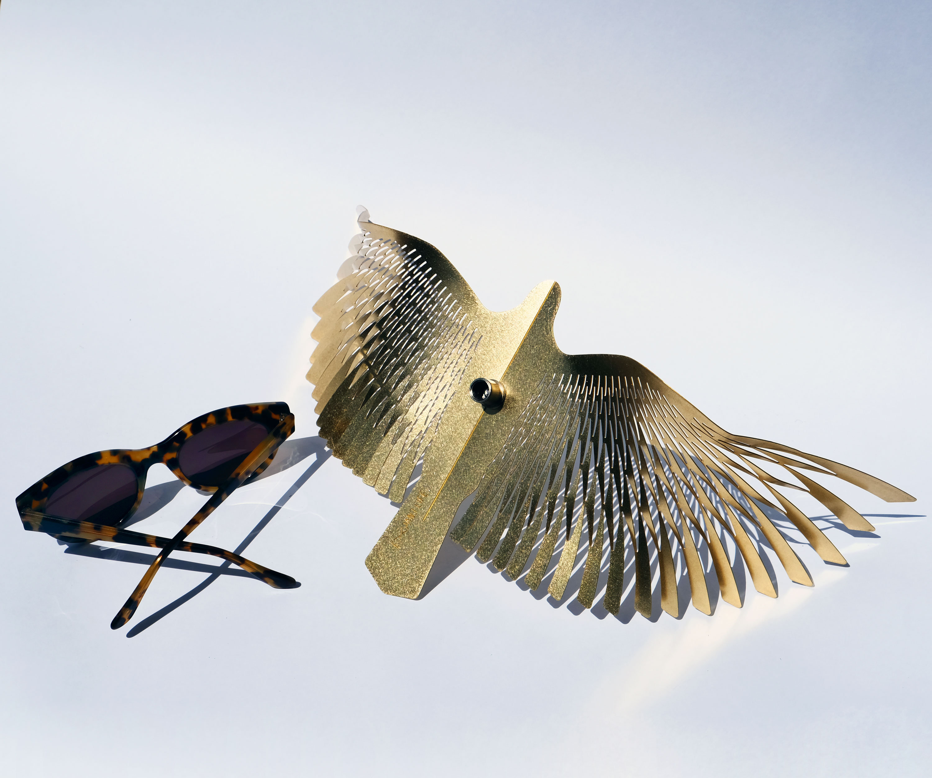 Large Bird Kinetic Sculpture Golden Bird Hanging Metal Art - Etsy Israel