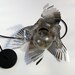 Wing Chandelier Silver Look Modern Chandelier-bird Ceiling Light ...