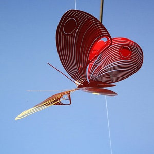 Colorful Butterfly Mobile, Butterfly Art, 4 or 6 Piece Kinetic ...