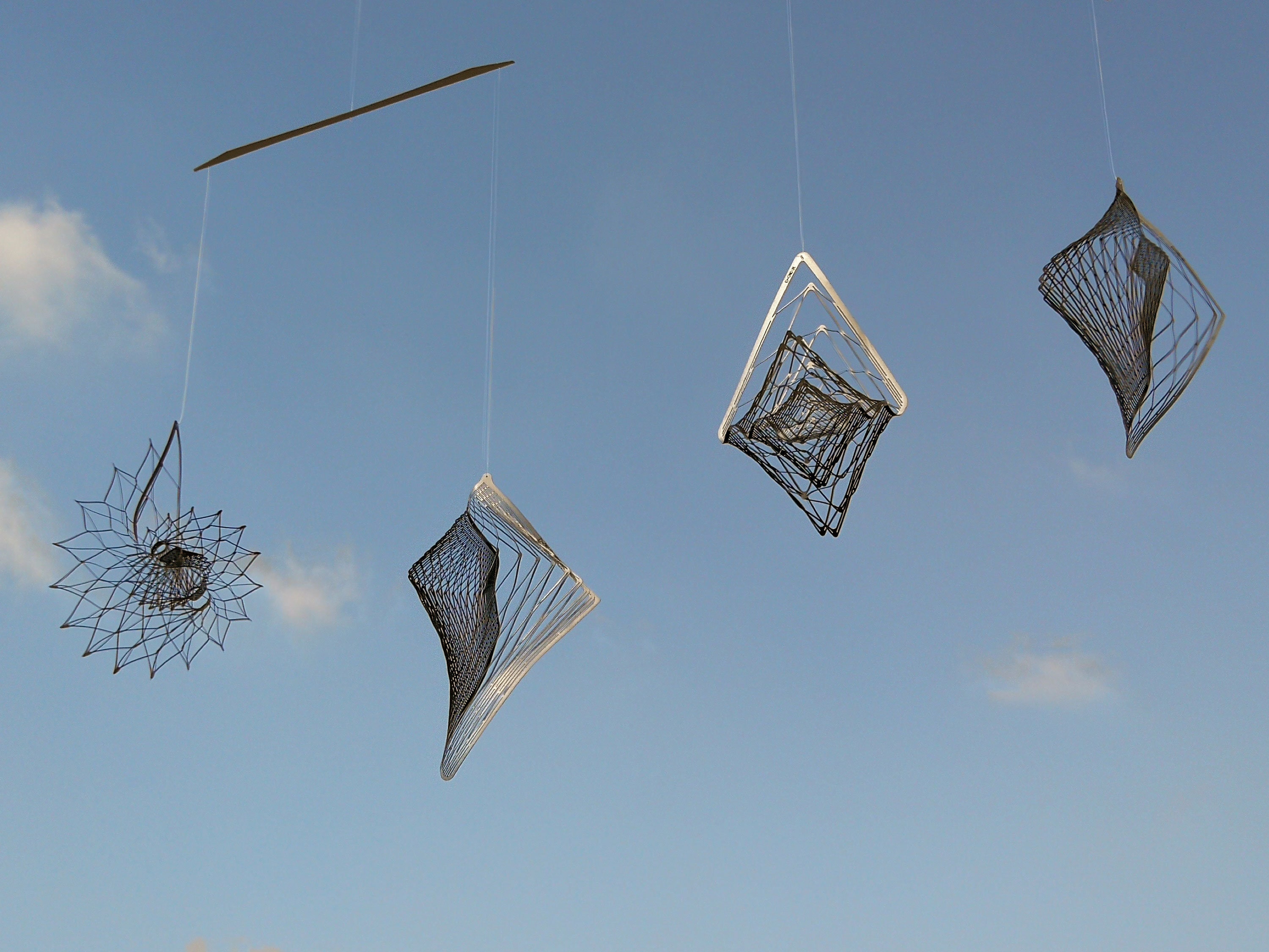 Beach Decor Hanging Mobile seashell Mobile Art Kinetic | Etsy