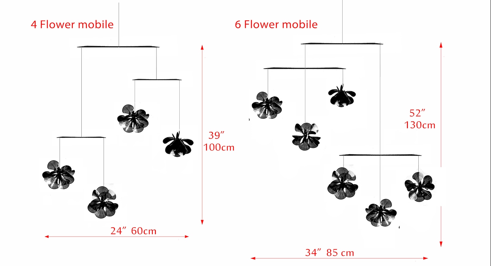 Flower Mobile Art Colorful Flower Kinetic Sculpture Colorful - Etsy