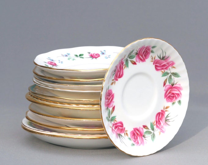 Mismatched Elizabethan, Queen Anne, Ect Vintage Dishes, Set of 12 ...