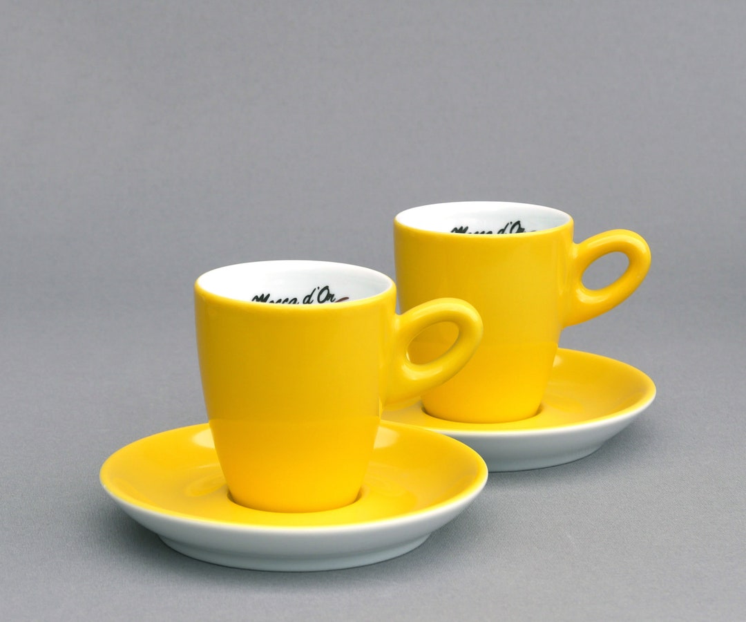 Set of 2 Walküre Espresso Cups and Saucers Vintage 1990s, Thick Germany ...