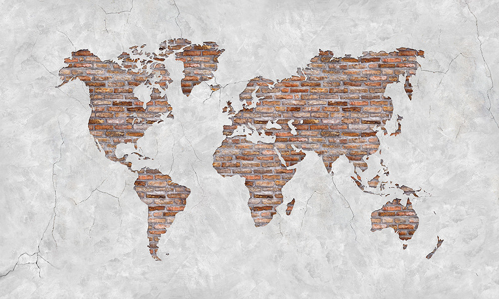 Loft Map Customized Unique Wallpaper Removable Washable and - Etsy