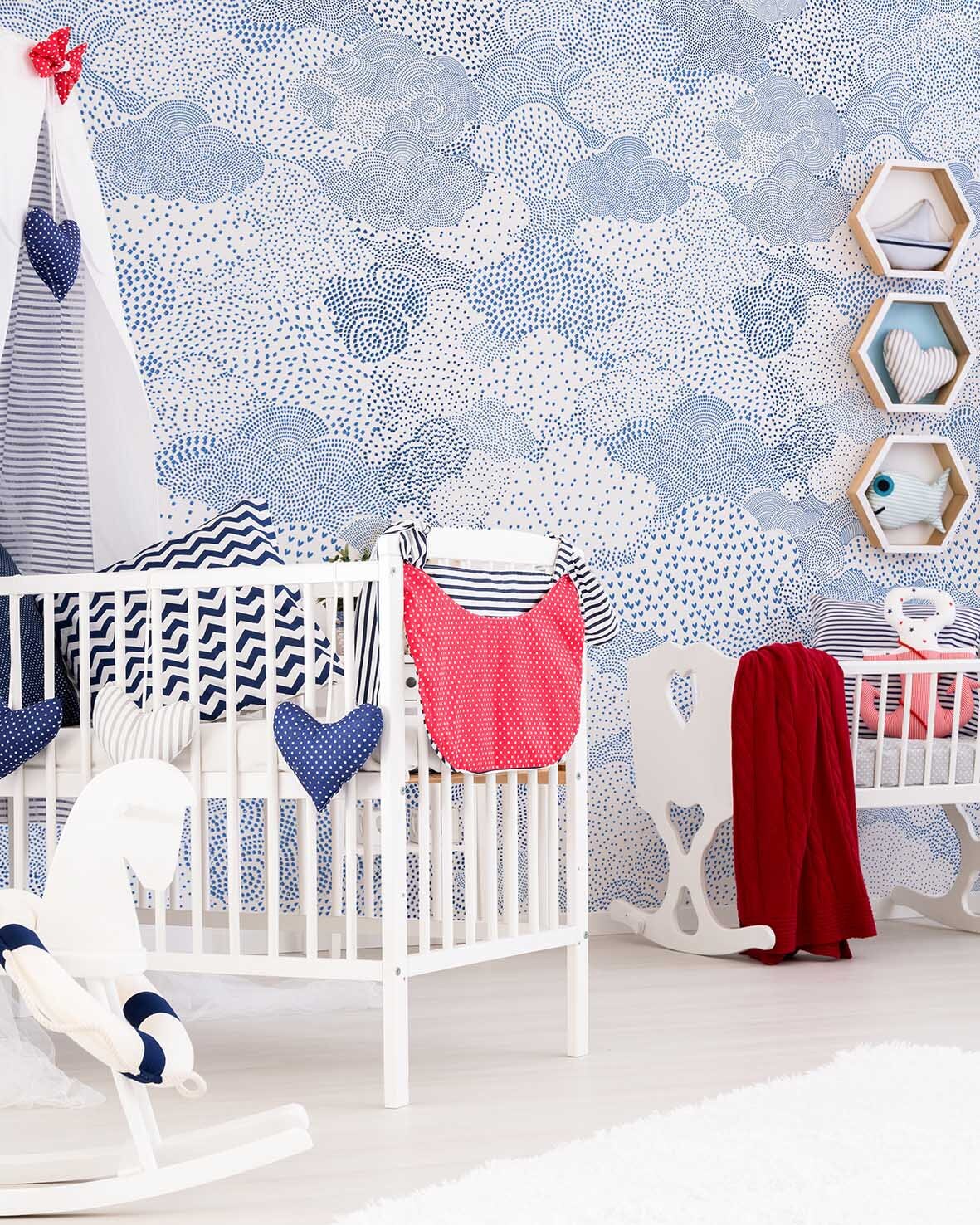Clouds Customized Unique Wallpaper, Removable, Washable and Reusable - Etsy