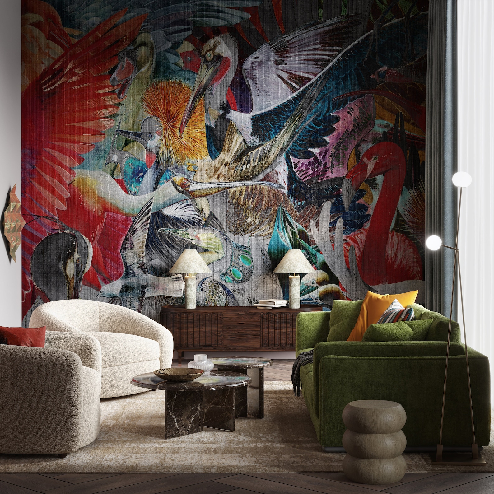 Accent Customized Unique Wallpaper Removable Washable and - Etsy