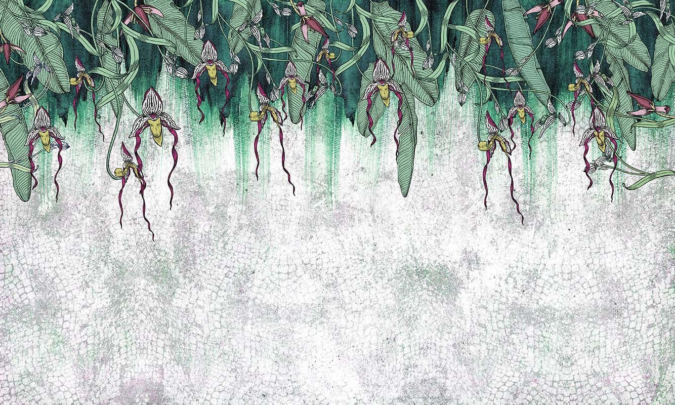 Vanda Customized Unique Wallpaper Removable Washable and - Etsy