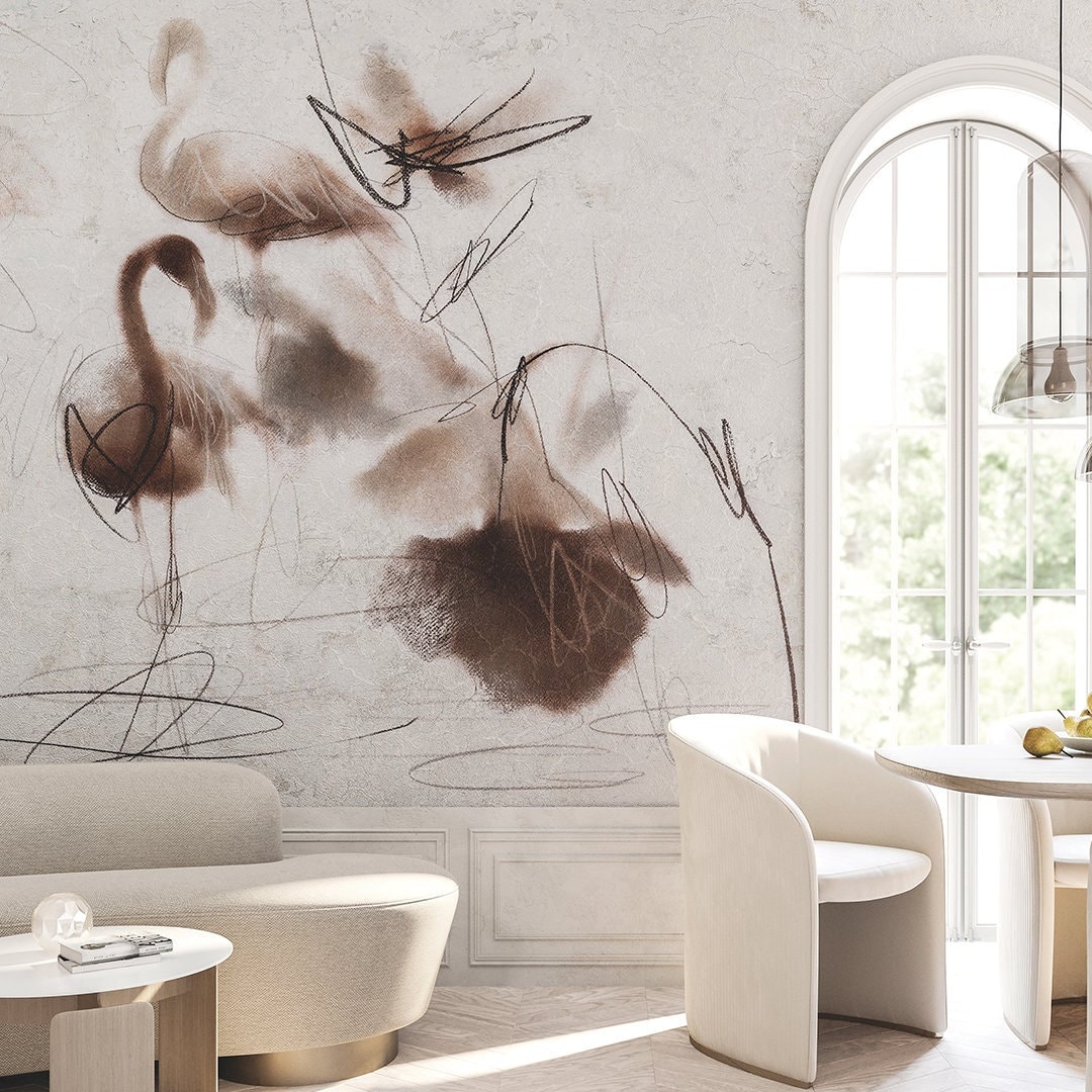 Mira - Customized Unique Wallpaper, Removable, Washable and Reusable - Etsy