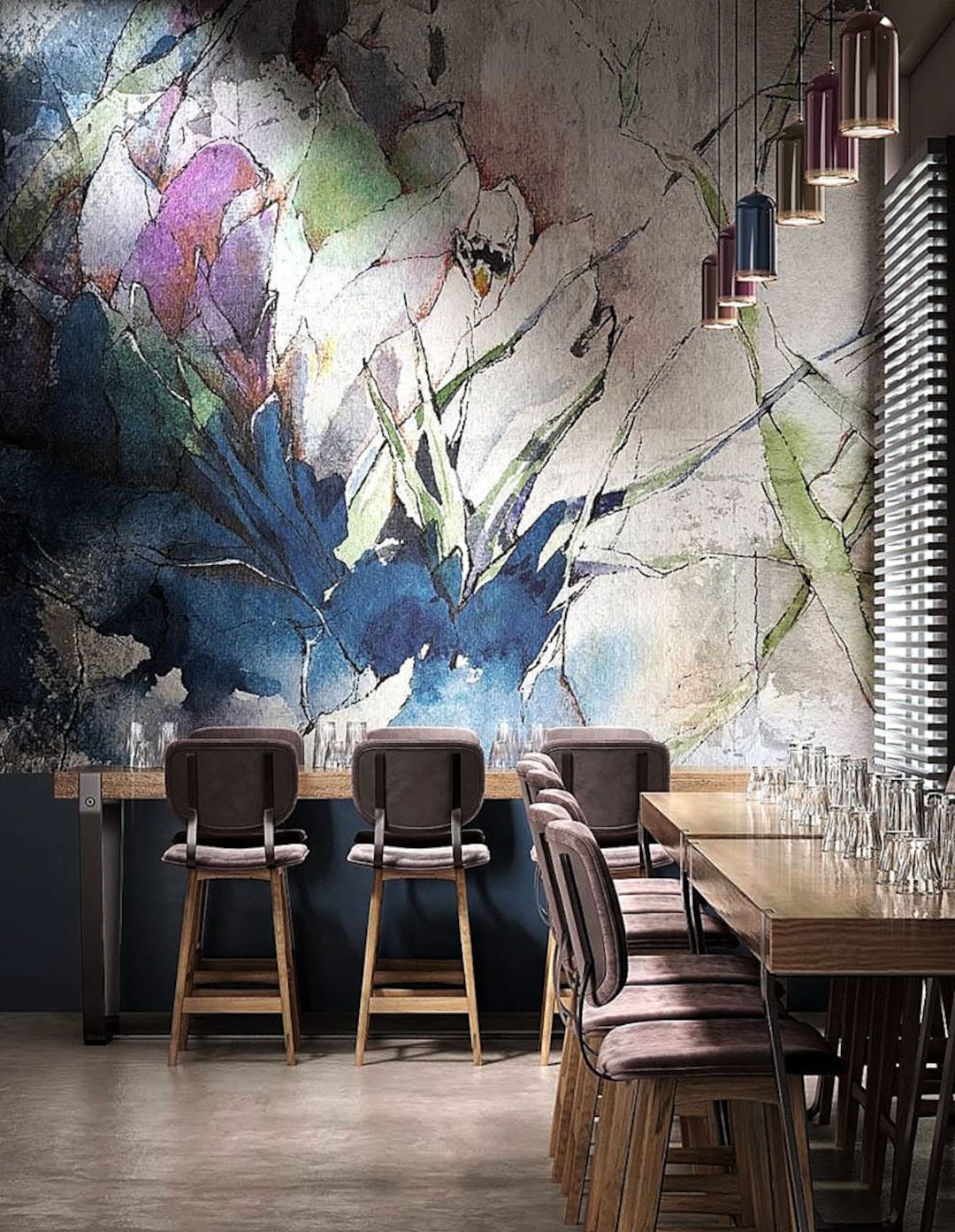 Sketch - Customized Unique Wallpaper, Removable, Washable and Reusable ...