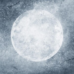 Moon - Customized Unique Wallpaper, Removable, Washable and Reusable - Etsy